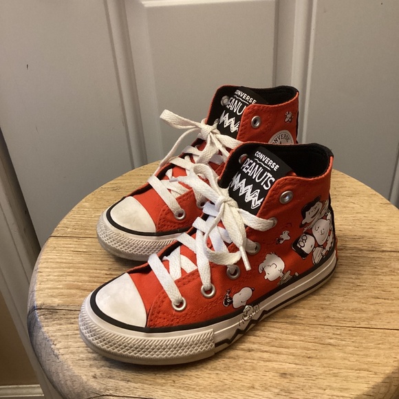 Converse | Shoes | Converse X Peanuts Snoopy And Friends High Top ...